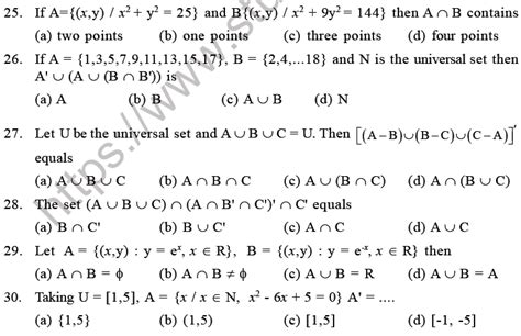 Jee Mathematics Relation And Functions Mcqs Set C With Answers