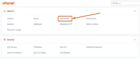 How To Check Data Transfer Usage Via CPanel