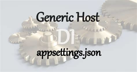 Generic Host の Di が Appsettingsjson を統べる Halation Ghost