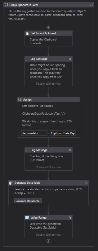 How To Paste Clipboard Data To Excel File Help UiPath Community Forum