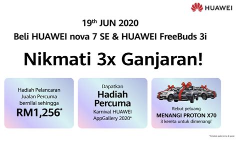 Smartphone 5G Paling Berbaloi HUAWEI Nova 7 SE Hanya RM1 499 Lengkap 7 Ciri Hebat Isabel Koh