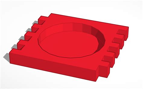 3d Design Holder Modular 66mm Tinkercad