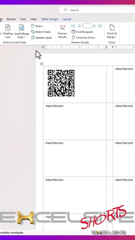 Print Bulk Barcodes And Qr Codes In Ms Word And Excel 3shorts