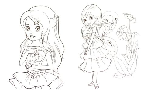 Картинки для срисовки для 6 лет для девочек