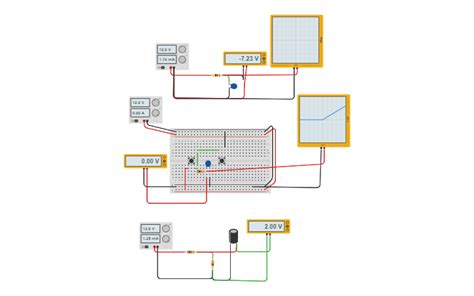 Circuit Design Constante De Tempo Tinkercad