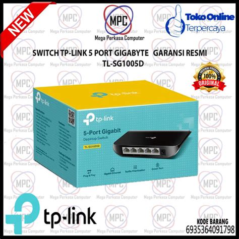 Jual Switch Tp Link Tplink Port Gigabyte Tl Sg D Garansi Resmi Kota Depok Mega Perkasa