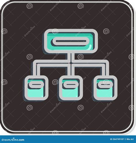 Icon Clustering Related To Machine Learning Symbol Glossy Style Simple Design Editable