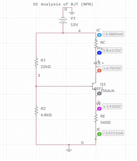 Solved Task Find The Values Of IC IE VC VE VCE From Chegg Com
