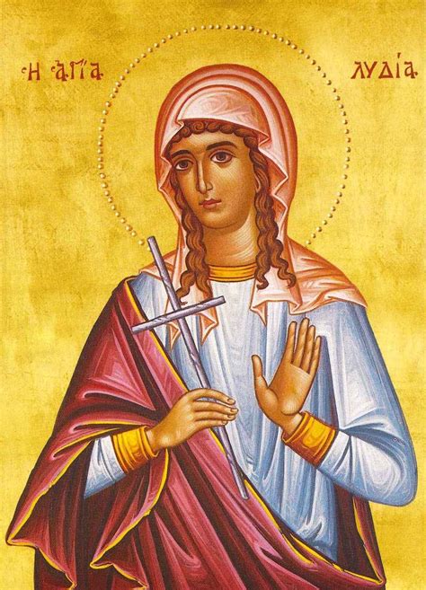 Saint Lydia Of Thyatira Lydia Purpuraria Saint Lydia Of Philippi Saint Lydia Purpuraria