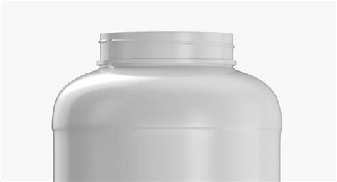 플라스틱 병 넓은 입 24 갤런 흰색 열기 3d 모델 29 Max Fbx C4d Ma Obj Free3d