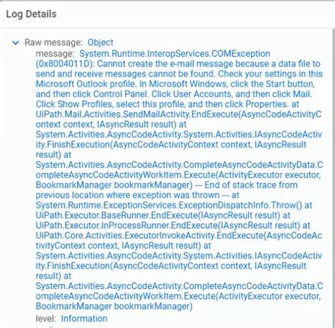 Sendoutlookmail Data File Cannot Be Found Activities Uipath Community Forum