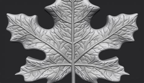 Maple Leaf 3d Stl Model For Cnc Router 3d Printer Engraver Etsy