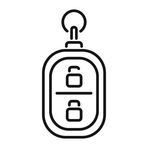 Alert Smart Key Icon Outline Control Vehicle 43296814 Vector Art At Vecteezy