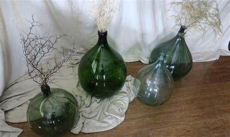 Vintage French Demi Johns Quintessential Duckeggblue