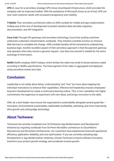 what are microservices and serverless architectures what makes them