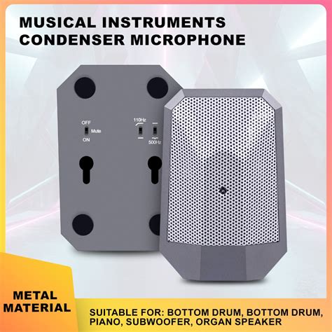 Bass Drum Instrument Microphone Stage Performance Pickup Cable