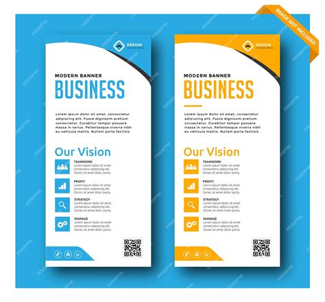 Premium Vector Rollup Template