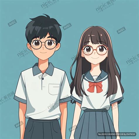 Ai创作图女生男生人物 插画小学生 插画男生女生 青春年少校园漫画人物 青春题材人物插图 男生女生插画 青春题材漫画人物 卡通男生女生 卡通男女生 动漫情侣 学生动漫 中学生情侣 中学生人物