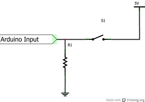 Dumb Input Button Pull Down Resistor Question General Electronics Arduino Forum