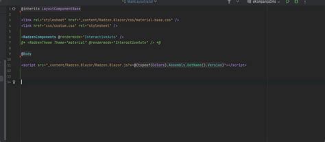 Not Able To Setup Properly Radzenblazor Components Radzen