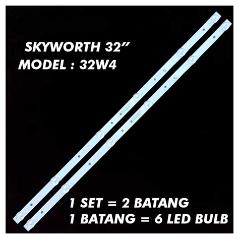 32W4 SKYWORTH 32" LED TV BACKLIGHT (LAMPU TV) SKYWORTH 32 INCH LED TV ...