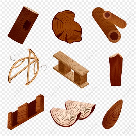 갈색 그루터기 통나무 일러스트 재료 행어 무늬 목재 산업 Png 일러스트 무료 다운로드 Lovepik