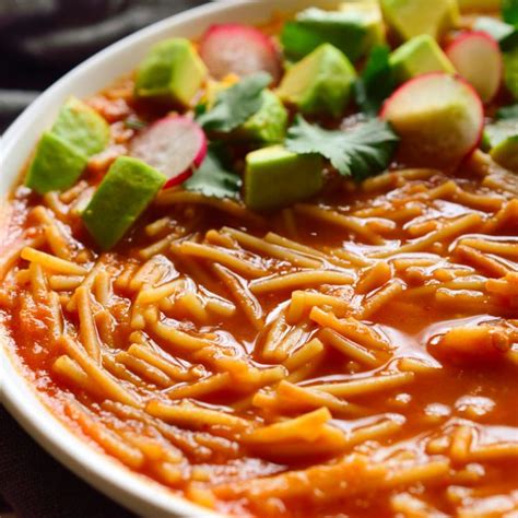 Sopa De Fideo Mexican Noodle Soup Cilantro And Citronella