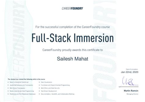 Sailesh Mahat On Linkedin Full Stack Developer Certified