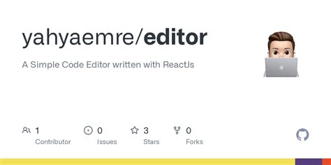 Github Yahyaemreeditor A Simple Code Editor Written With Reactjs