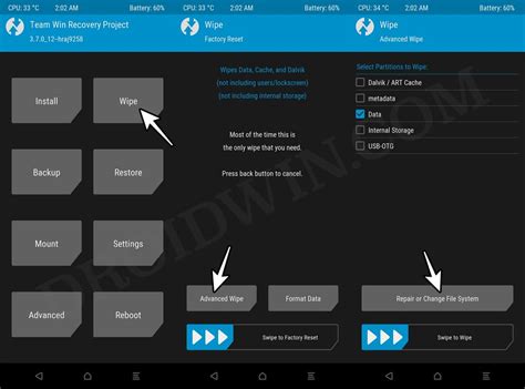 Failed To Mount Data Invalid Argument In TWRP How To Fix