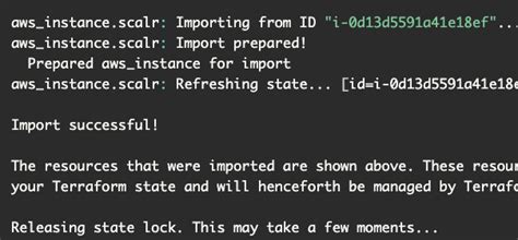 Import Resources Into Terraform