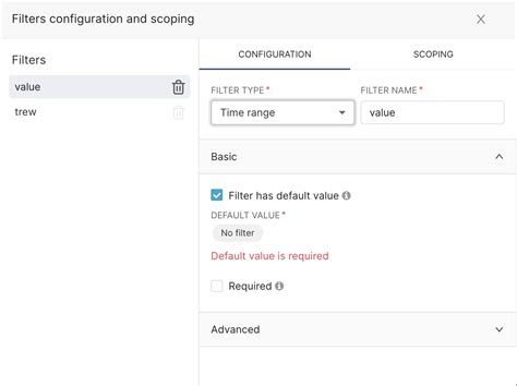 Native Filters Default Value Of Time Range Filter No Filter Is Not