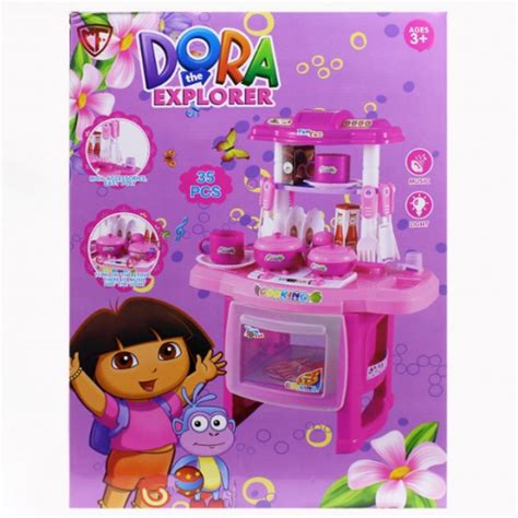 Dora Kitchen Set With Light Music Water Tap Function Pcs Buyon Pk