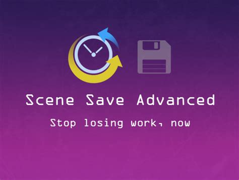 Scene Save Advanced 유틸리티 도구 Unity Asset Store
