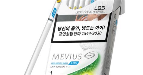 Jti 메비우스 Lbs 믹스그린 수퍼슬림 1mg 출시