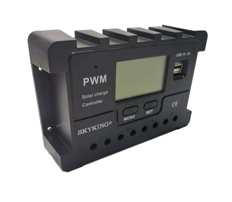PWM Solar Charge Controller PWM LCD USB V Amps