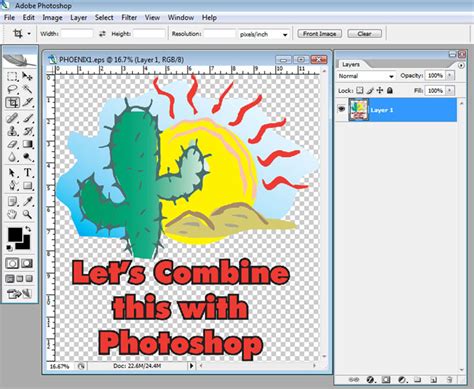 Combining Corel Images With Photoshop