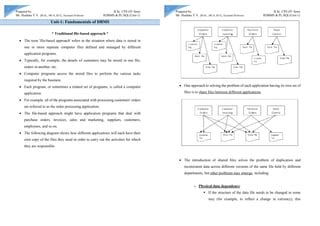 B Sc II IV Sem RDBMS PL SQL Unit 1 Fundamentals Of DBMS PPT