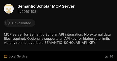 Semantic Scholar Mcp Server Mcp Se · Lobehub