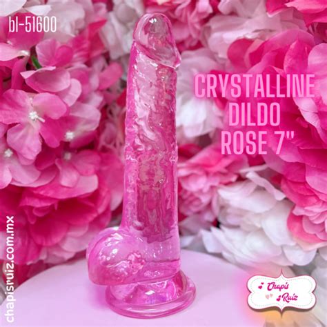 🌸 𝟕″ 𝐂𝐑𝐘𝐒𝐓𝐀𝐋𝐋𝐈𝐍𝐄 𝐃𝐈𝐋𝐃𝐎 𝐑𝐎𝐒𝐄 Bl 51600🌸 Chapis Ruiz