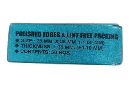 Blue Ribbon Microscope Slides For Chemical Laboratory Size 76x26 Mm