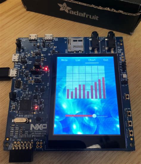 open source littlevgl gui library on adafruit touch lcds with nxp