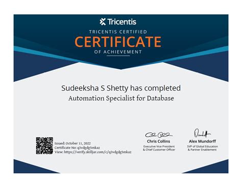 Sudeeksha Shetty On Linkedin Database Automation Tricentis Tosca
