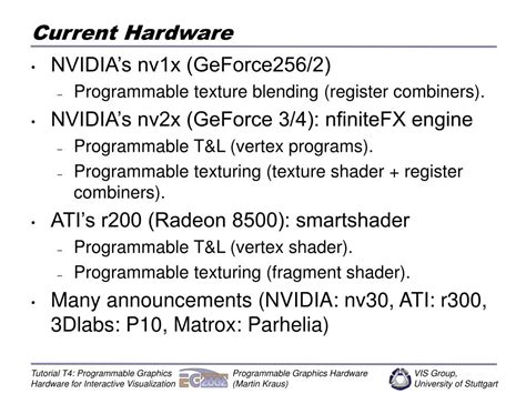 Ppt Introduction To Programmable Graphics Hardware Powerpoint Presentation Id 4746153
