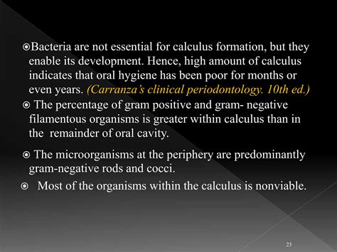Calculus Classification Composition Microbiology Etcpptx