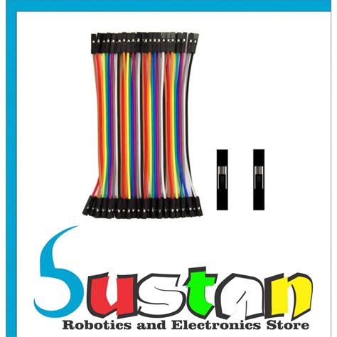 Jual 40pcs Kabel Jumper Cable 10cm Female To Female Wire Breadboard Arduino Shopee Indonesia