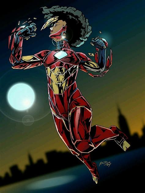 Riri Williams Ironheart By Everard Mcbain Iron Heart Marvel Black