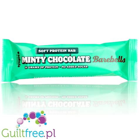 Barebells Soft Minty Chocolate Soft Protein Bar Mint Cream And Milk