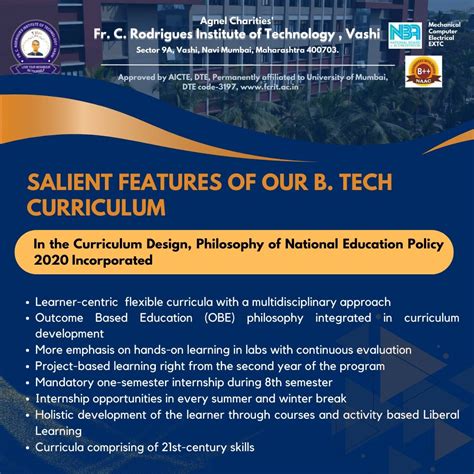 Fcrit Vashi Logo Brochure Fr C Rodrigues Institute Of Technology