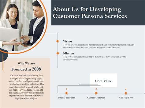 Creating Buyer Persona About Us For Developing Customer Persona